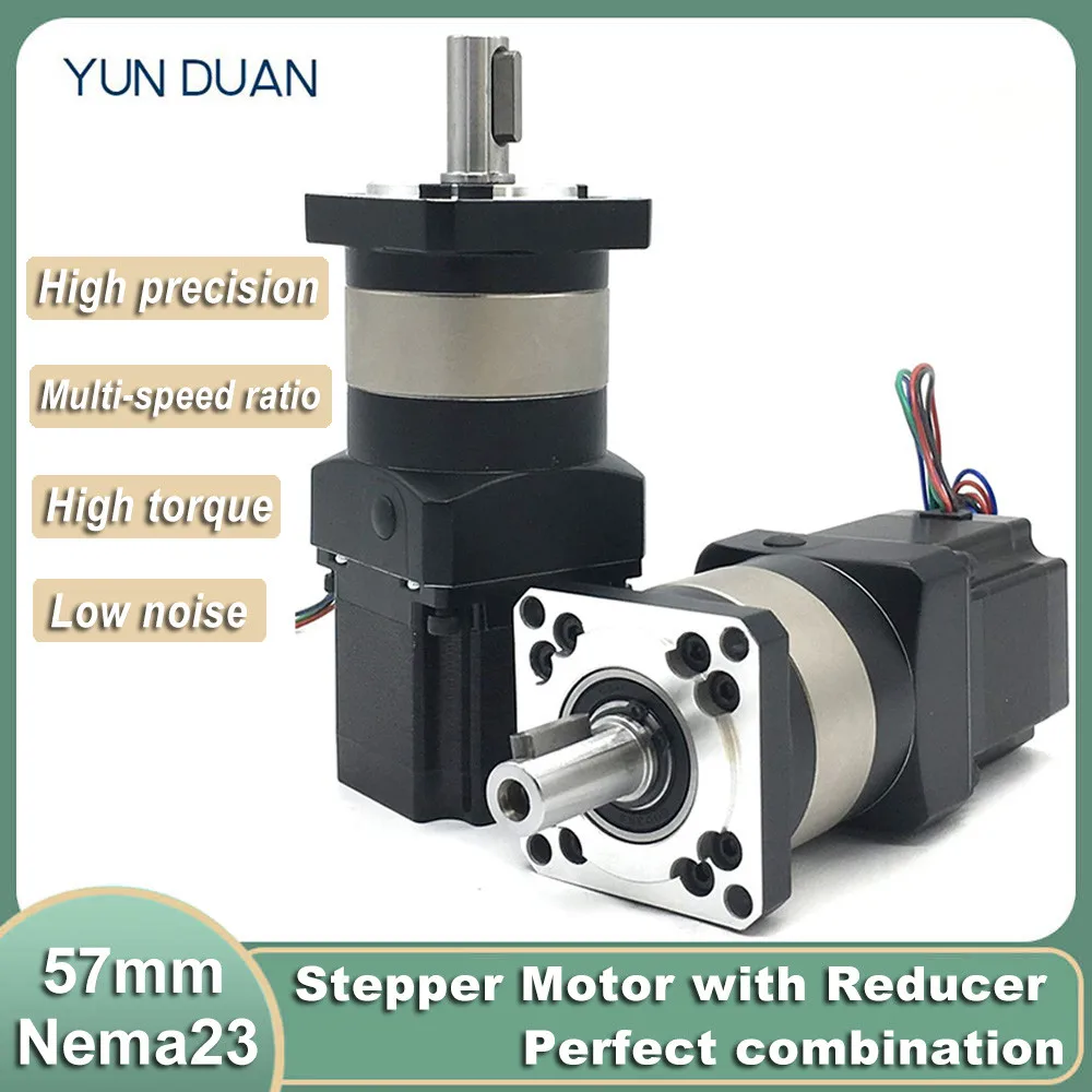 Nema23 57 step Motor planet dişli redüktör kitleri 57mm 2PH step Motor ...