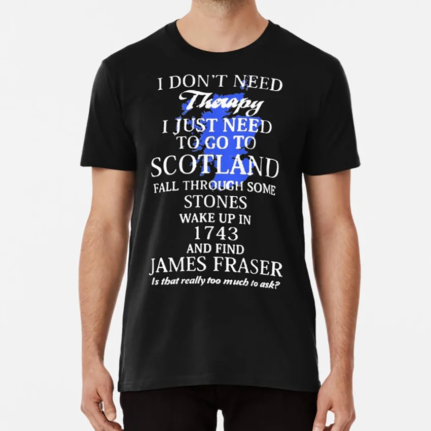 Outlander Merch Camiseta Outlander Campeão De Sucesso Séries Outlander ...