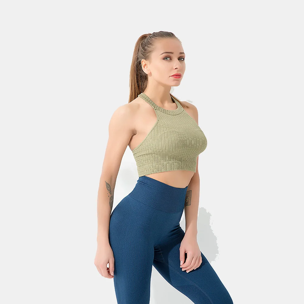 Sexy Woman Gym Top Sleeveless Crop Top Shirts For Women Fitness Workout ...