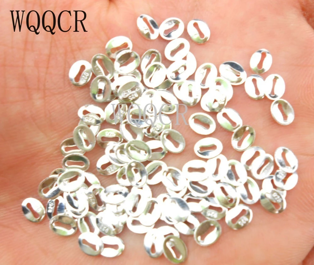 Free Shipping 100PCS A Lot 925 Sterling Silver colorFindings Italy ...