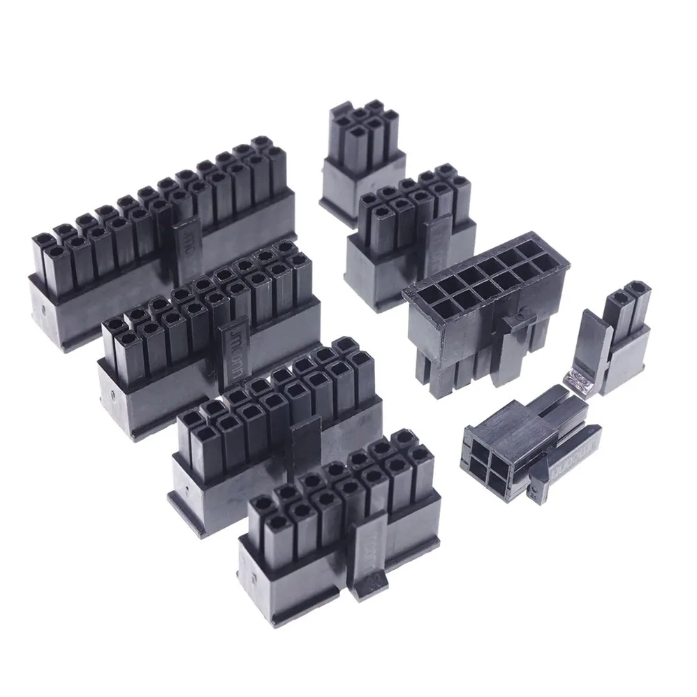 Carcasa de Conector Micro Fit 3,0, 2 pines, 4, 6, 8, 10, 12, 14, 16, 18 ...