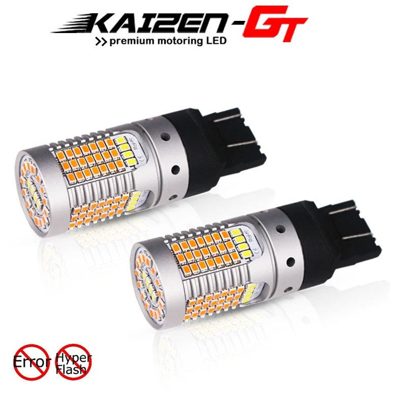 Canbus Error Free Dual Color T20 7443 21W LED White/Amber Daytime ...