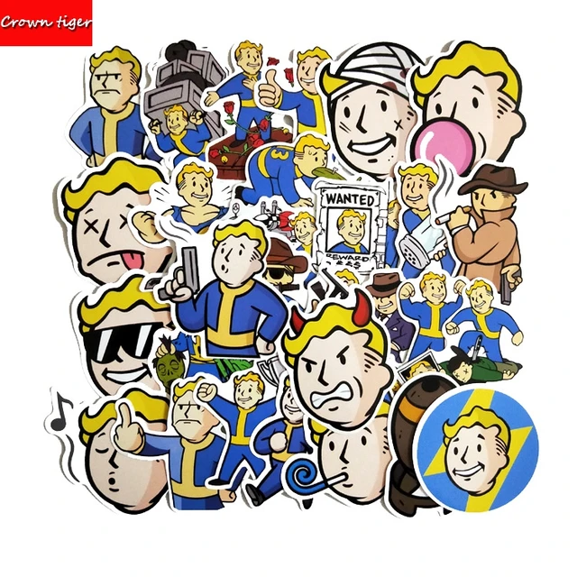 Fallout Sticker Telegram Emote Online Chat, Vault,, 51% OFF