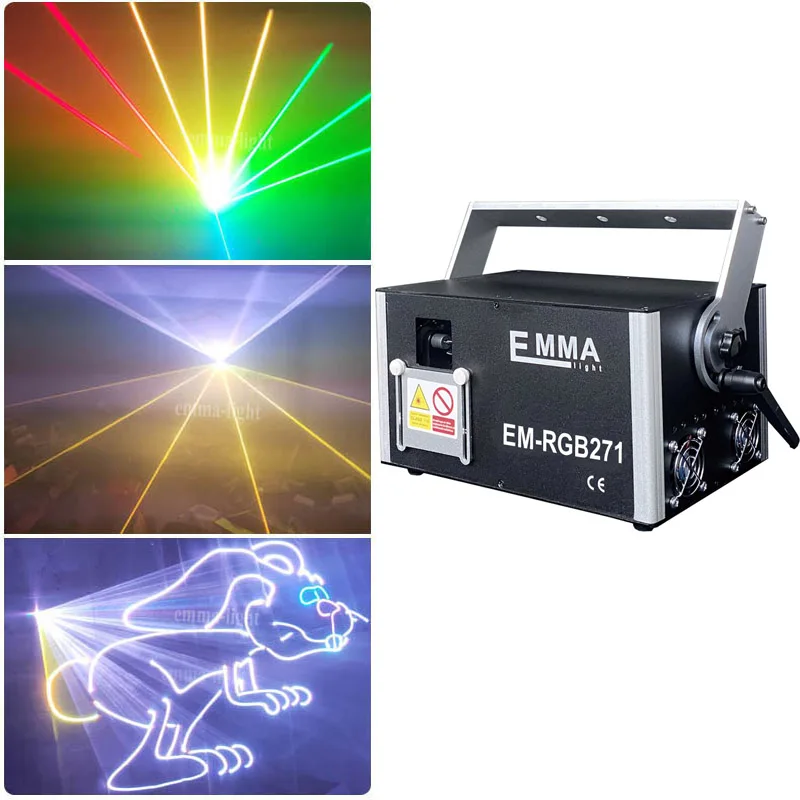 5000mw 5w Ilda Dmx Rgb Animation Laser 3d Sd Card Stage Disco Club ...