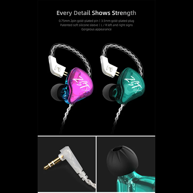 KZ ZST X 1BA+1DD In-ear Earphones