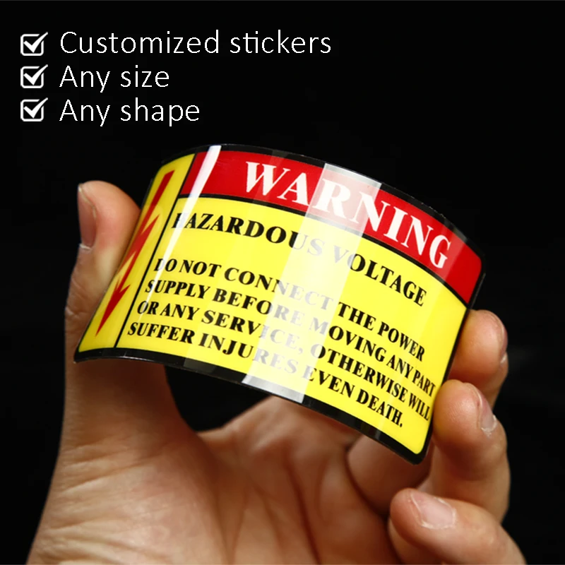 Custom-PVC-stickers-labels-hard-thickness-labels-machine-panel-stickers ...