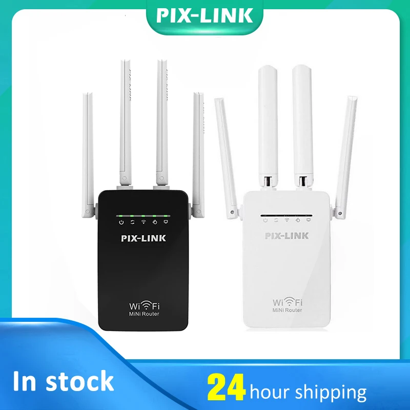 PIXLINK-Wireless-Wi-Fi-Repeater-300mbps-Single-Repeater-Extender-4 ...
