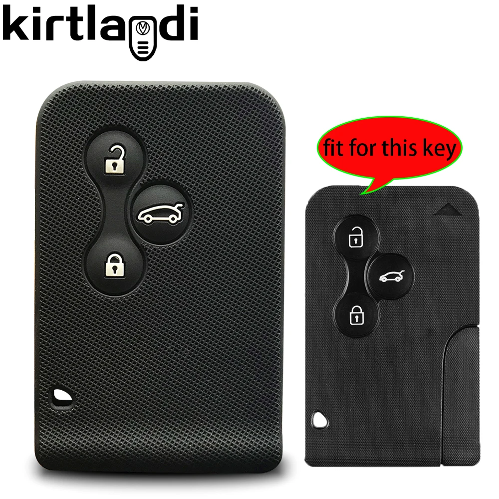 Remote Key Cover Cap For Renault Megane 2 Scenic Zoe 2004 2006 2009 ...