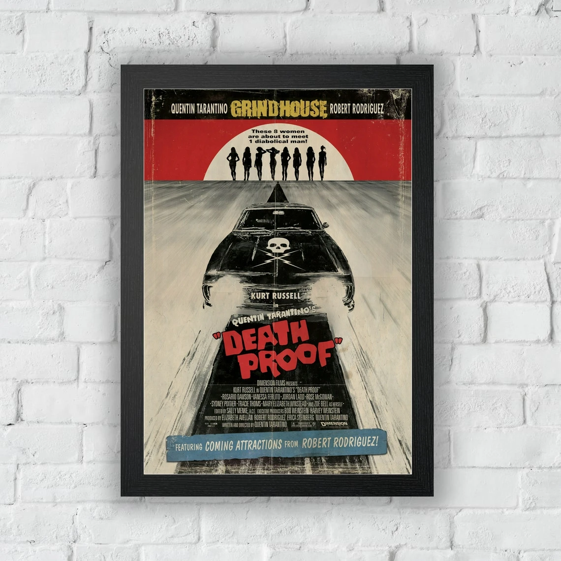 Art & Collectibles Death Proof minimalist movie poster Tarantino poster collection Quentin ...