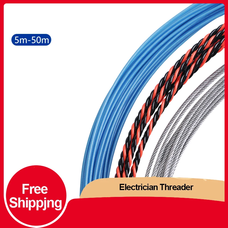 Electrician-Threader-Steel-Wire-Pipeline-Dark-Wire-Pipe-Lead-Wire ...