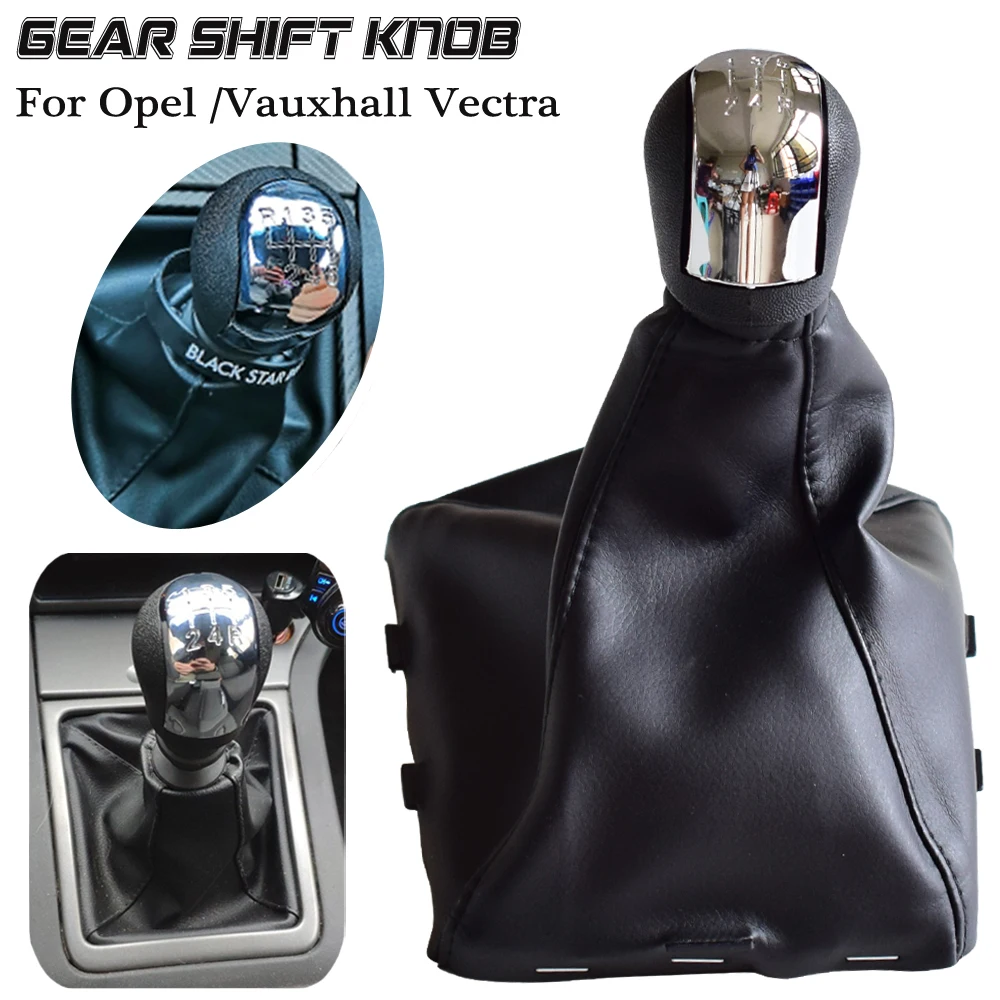 Manual-5-6-Speed-Gear-Shift-Knob-Stick-Chrome-Car-Styling-For-Opel ...