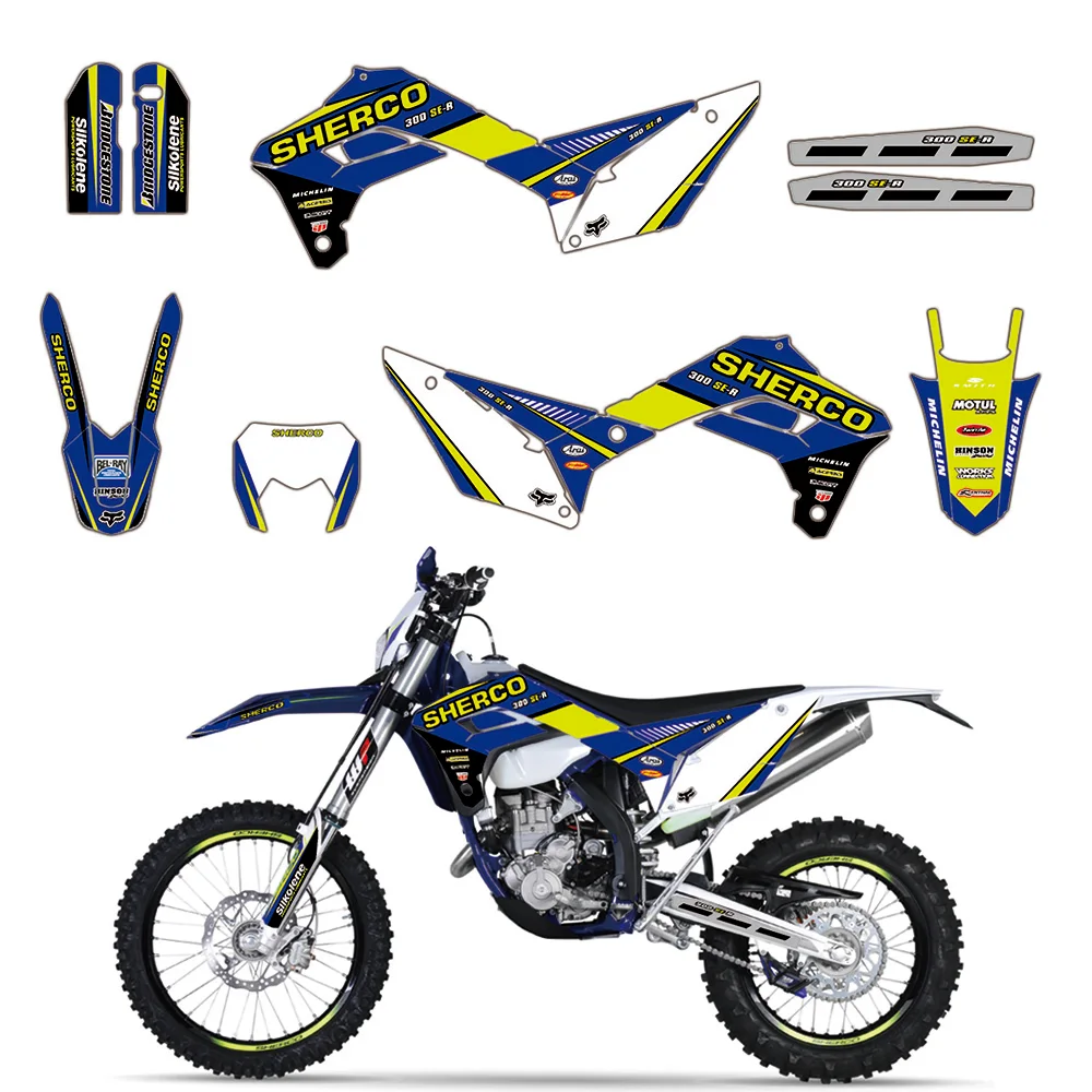 Motorcycle-Sticker-Graphic-Decal-Kit-DECO-For-Sherco-SE-SEF-SEF-R-SE-R ...