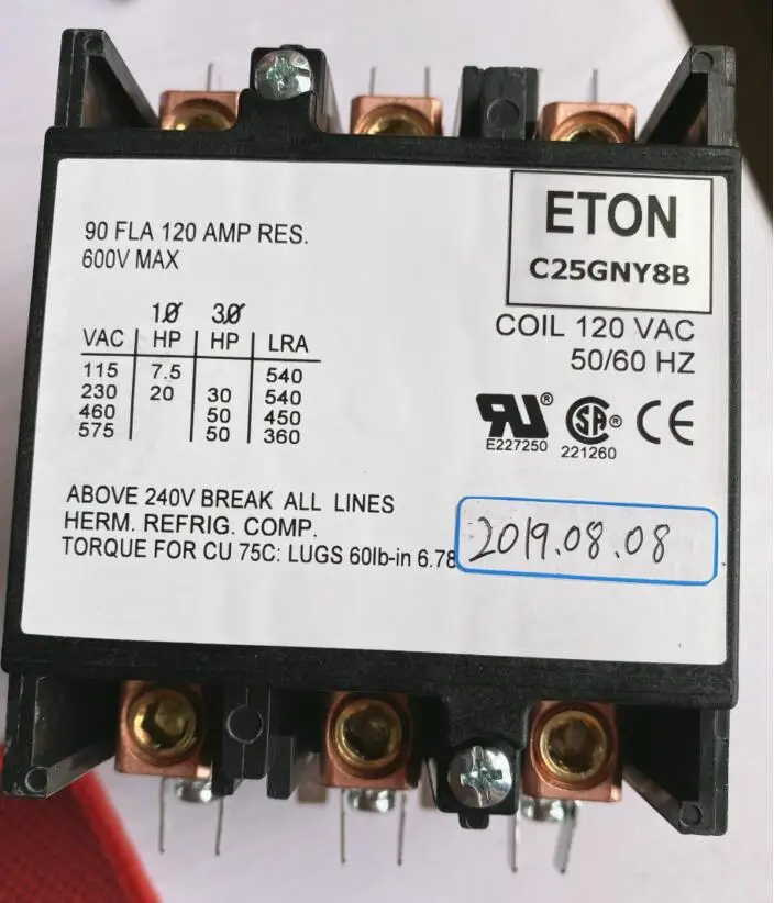 C25gny8 C25gny8b Plasma Contactor Ac120v 90a Coil 50/60hz - Contactors ...