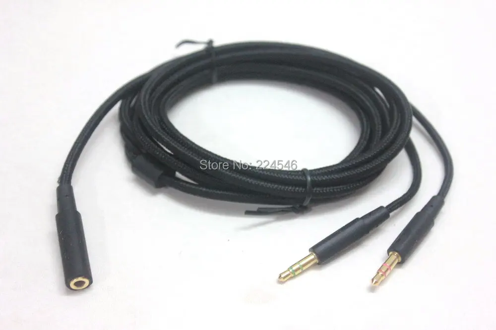 Two-in-one-extender-Adapter-Cable-Audio-for-Kingston-HyperX-PC-Cloud ...