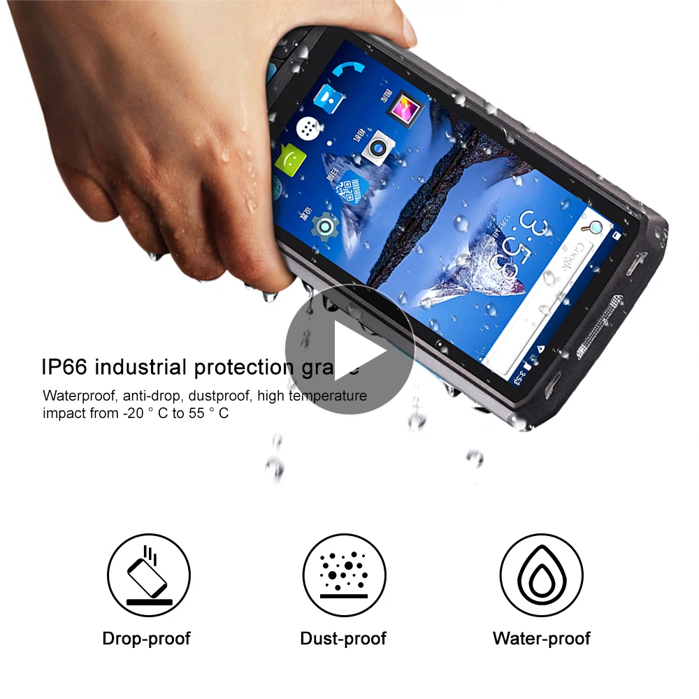 New Waterproof Shockproof 4g Lte Rugged Mobile Phone With Nfc Rugged ...