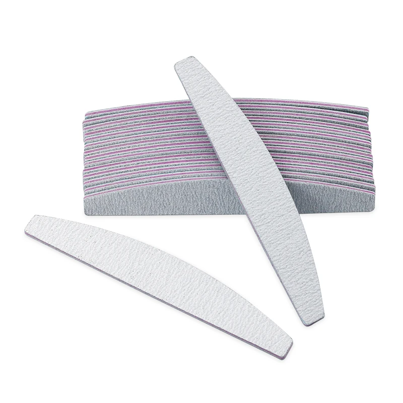 Professional Half Moon Nail File 100/180 Sandpaper Nail File Sanding ...