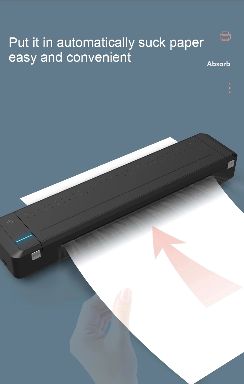 A4-Document-Thermal-Printer-Mobile-Mini-Bluetooth-Wireless-Photo-Inkjet ...