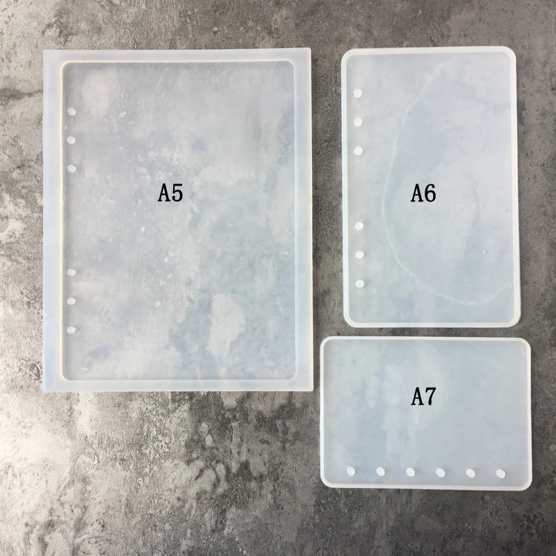 1pc A7/a6/a5 Notebook Shape Silicone Mold Diy Resin Book Mold Crystal ...
