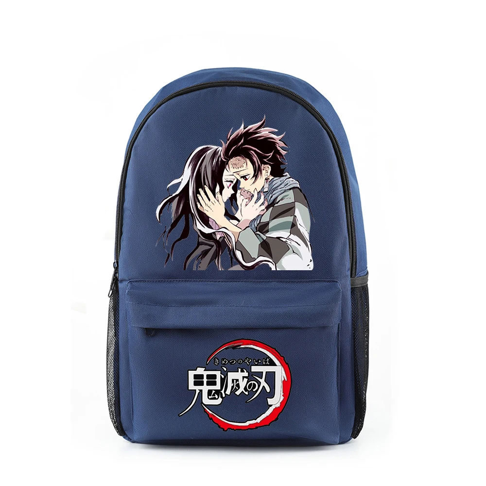 Unisex Portable Boys Kimetsu No Yaiba Backpack Canvas Bag Tomioka Giyuu ...
