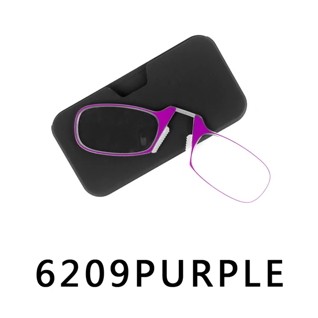 Nose Clip Reading Glasses without temples Men Tr90 Focus Plus Portable ...