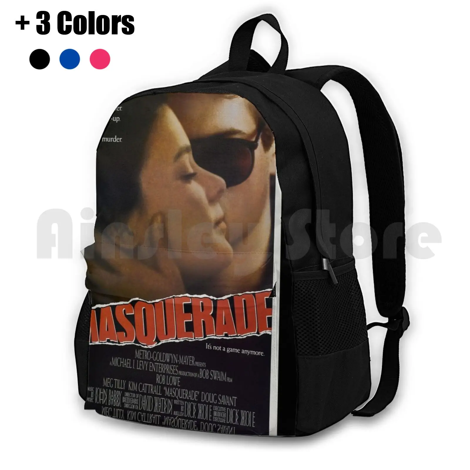 Masquerade-Vintage-Poster-Outdoor-Hiking-Backpack-Waterproof-Camping ...