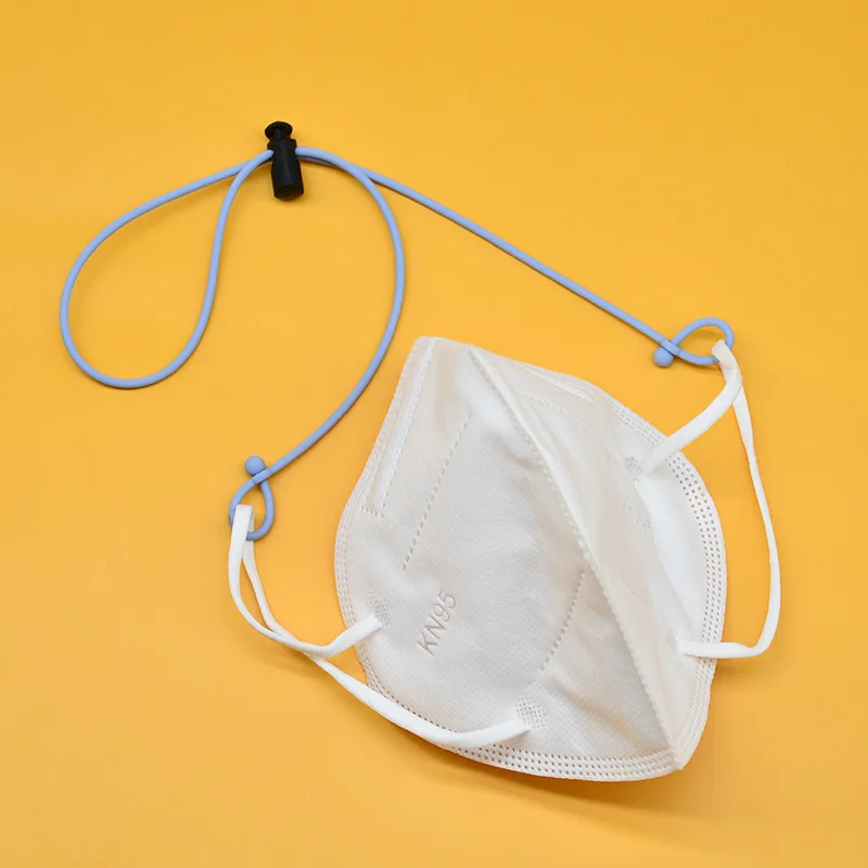 Mask Hooks Rope Lanyard Silicone Face-mask Elastic Bands Two-hook ...