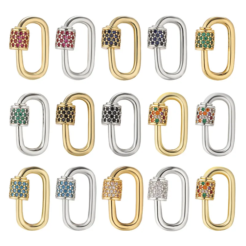 Juya-DIY-Rainbow-Charms-Carabiner-Fastener-Decorative-Spring-Lobster ...