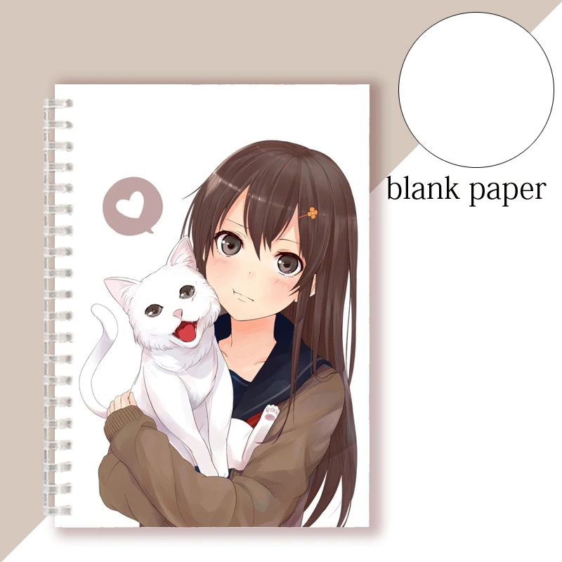 Anime Girl Holding A Book