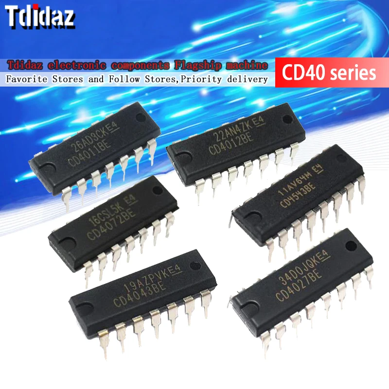 Chip-l-gico-nuevo-10-piezas-CD4001-CD4011-CD4013-CD4017-CD4040-CD4046-CD4047-CD4049-CD4051 ...