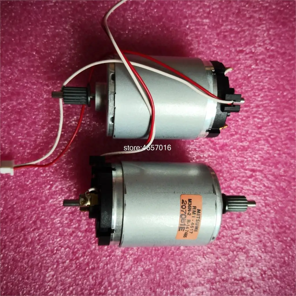 Große drehmoment geräuscharm 545 DC motor doppel ausgang welle 12V-24V ...