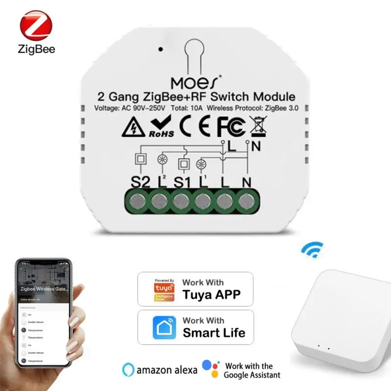 Switch Relay Module | Smart Remote Control - 10a Zigbee 3.0 Rf433 Smart ...
