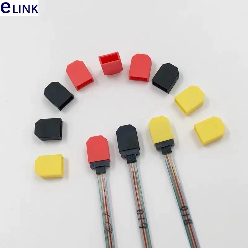 100pcs Mt Dust Cap For Mt Fiber Optic Jumper Mpo Mtp Protective Cover ...