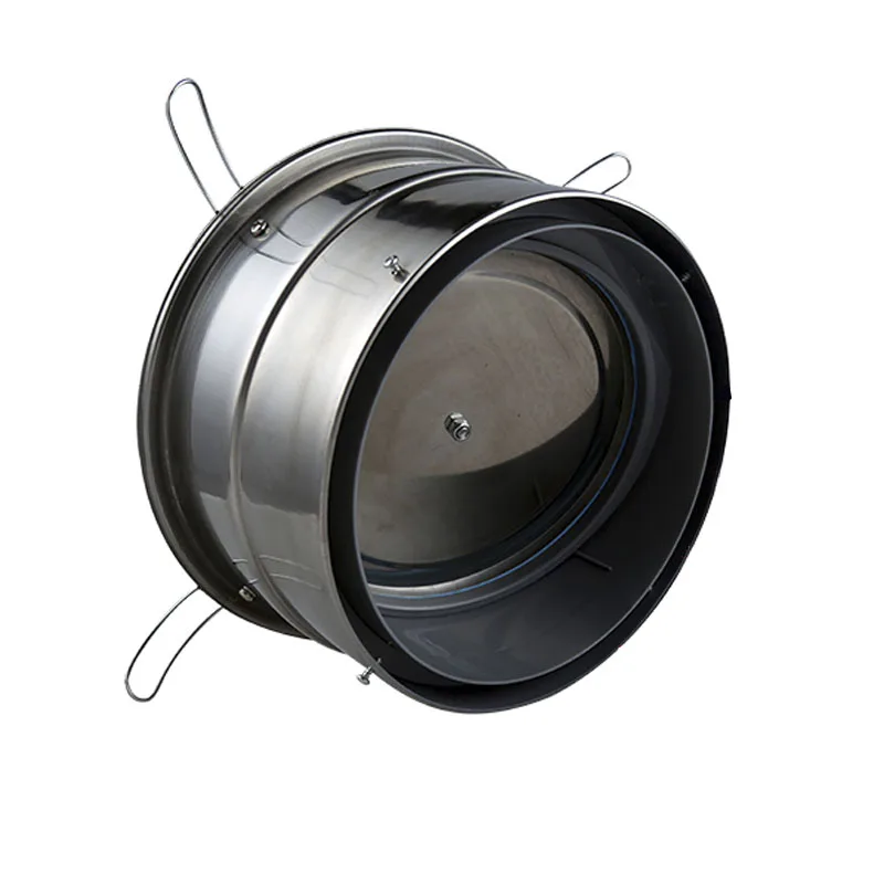 Flue pipe check valve smoke valve bathroom kitchen pipe valve exhaust ...