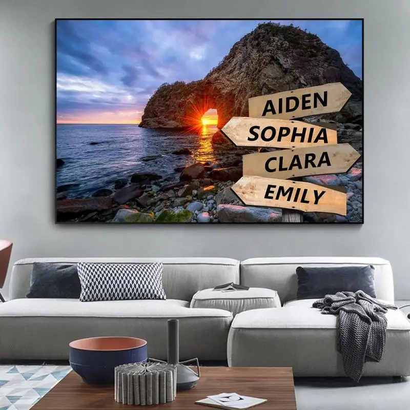 Wall Hangings Wall Décor Personalized by name Wedding Picture ...