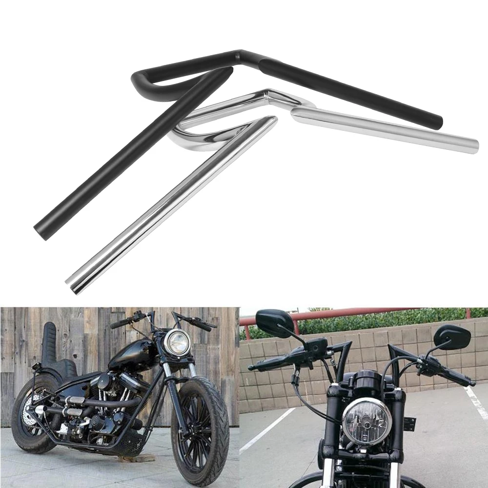 22mm-7-8-25mm-1-Handlebar-Drag-Z-Bar-For-Harley-Honda-Suzuki-Kawasaki ...
