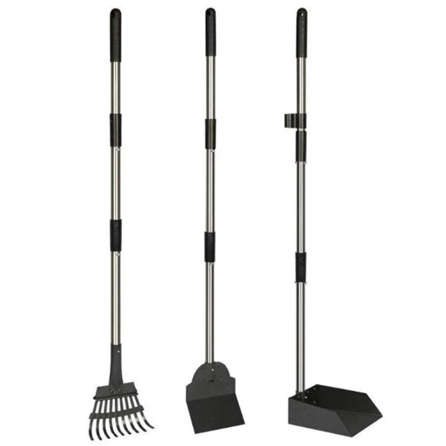 Dog Pooper Scooper With Metal Rake Tray Spade For Large, 40% OFF