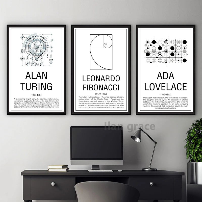 Math-Poster-Prints-Maths-Education-Wall-Art-Canvas-Painting-Picture ...