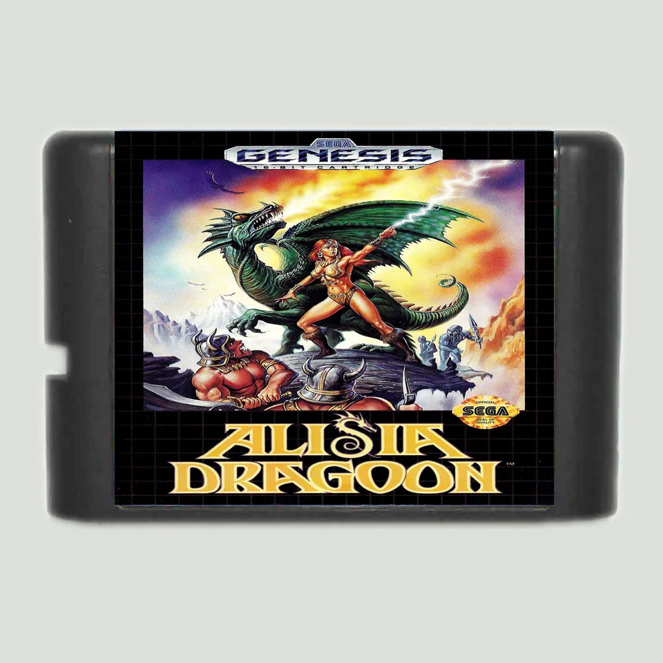 Alisia Dragoon 16 Bit Md Game Card For Sega Mega Drive For Genesis ...