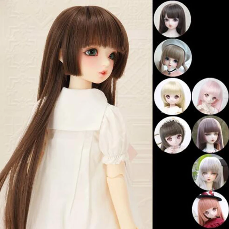 1/3 1/4 1/6 1/8 고온 와이어 BJD SD 가발, 인형 가발 헤어 액세서리|인형 액세서리| - AliExpress