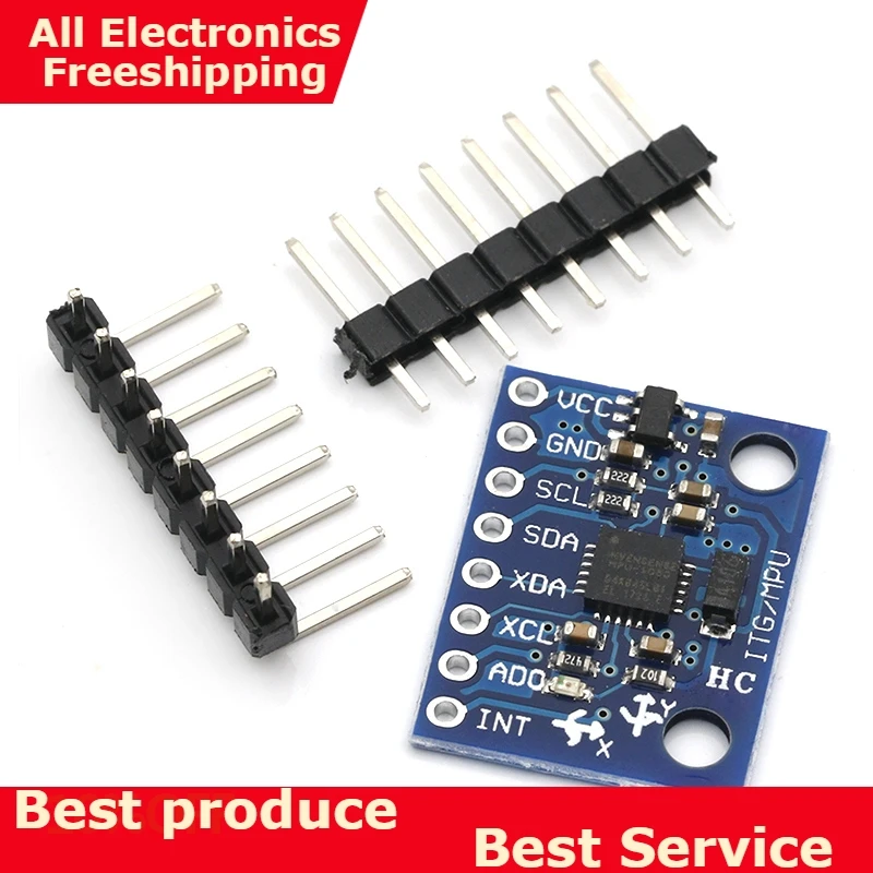 GY-521 MPU-6050 MPU6050 Module 3 Axis analog gyro sensors+ 3 Axis ...