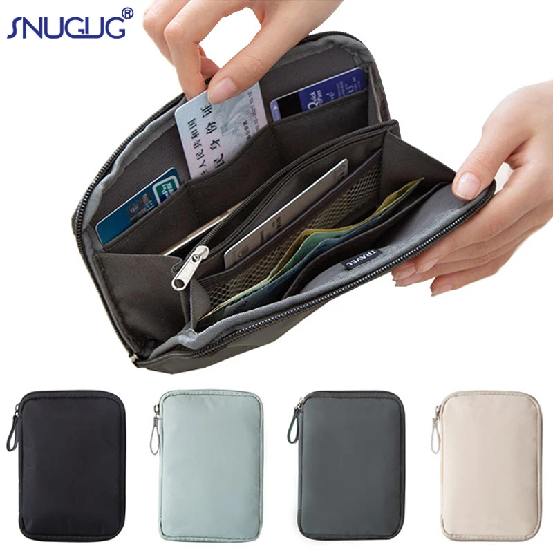SNUGUG 2020 Passport Cover Waterproof Travel Document Cover Organizer ...