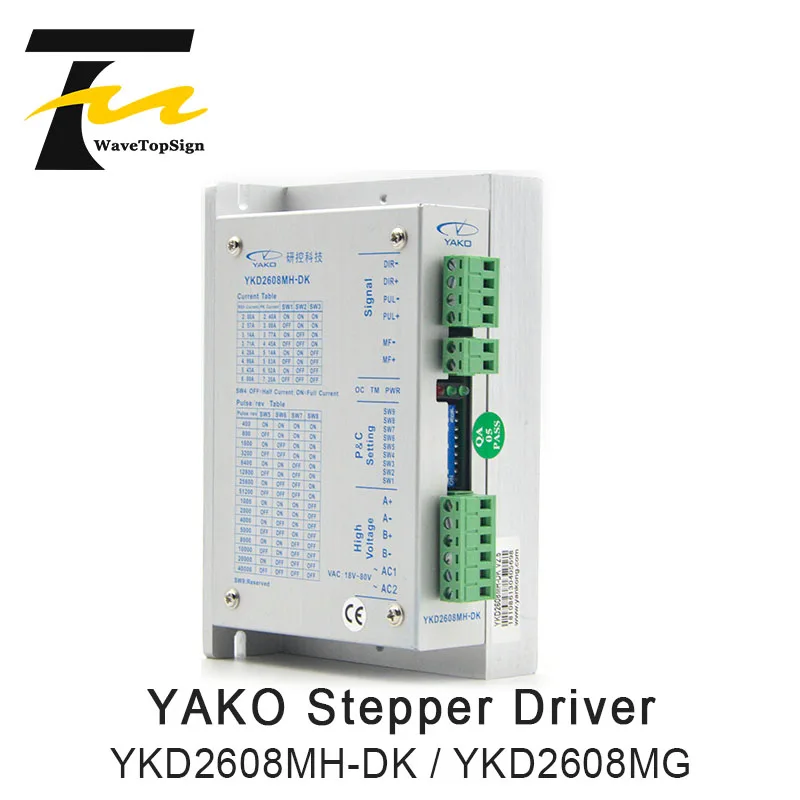 YAKO 2เฟส Stepper Motor Driver YKD2608MH-DK YKD2608MH-A1 YKD2608MG ...