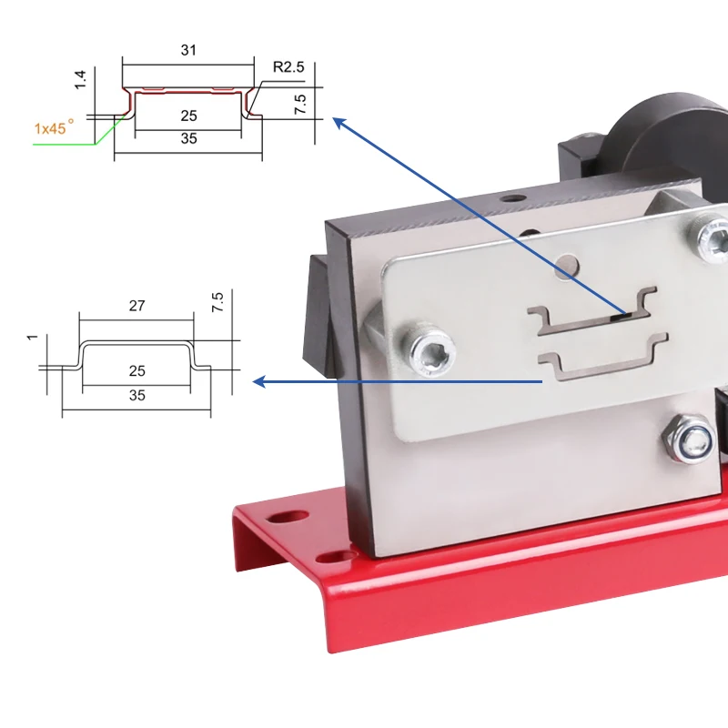 Din Rail Cutter, R210ef Din Rail Cutting Tool, Easy Cut With Measure ...