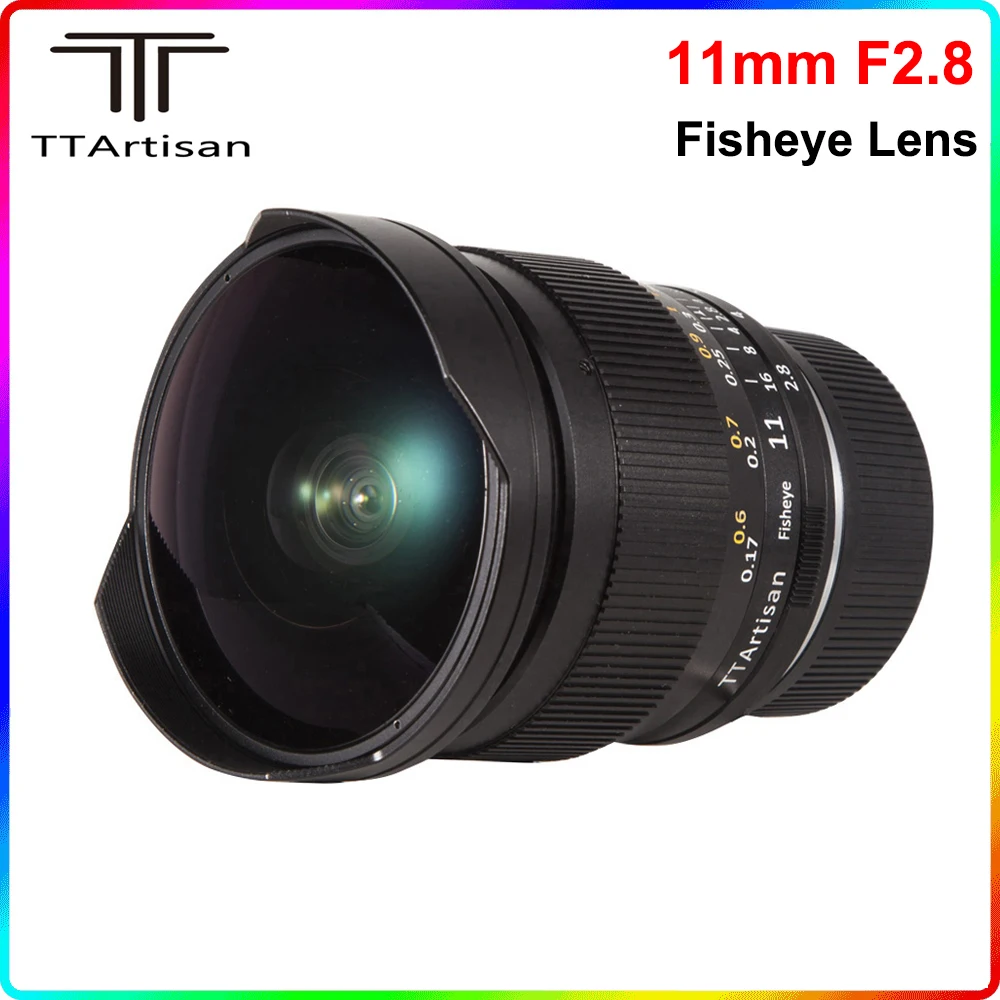 TTArtisan 11 mm F2.8 Full Fame Ultra Wide Fisheye Camera Lens Manual ...