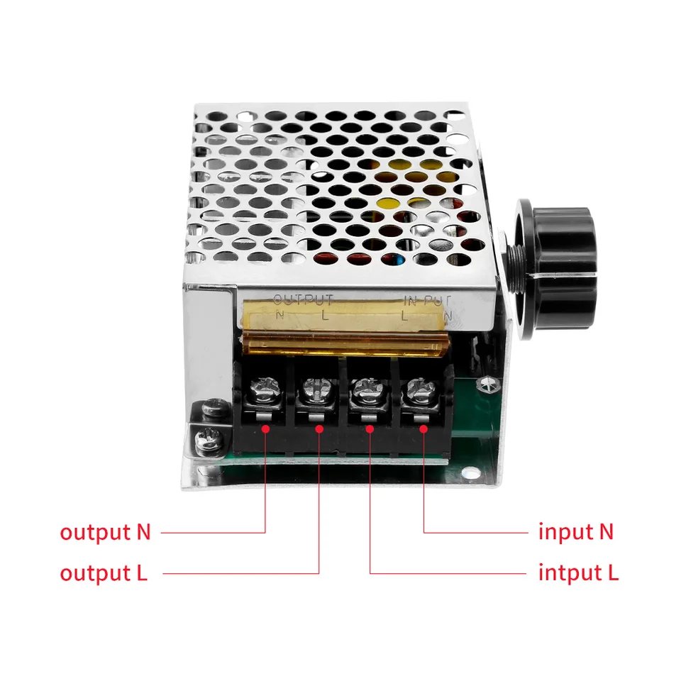 4000w 220v Dimmer Variac Controller 4000W AC SCR Motor Controller ...