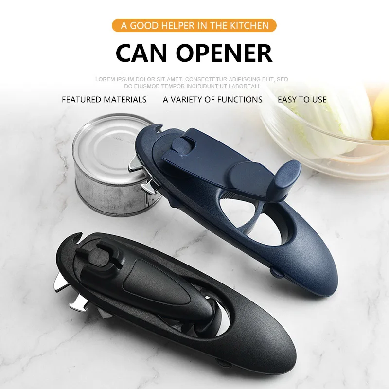 8 In 1 Multifunctional Stainless Steel Cans Opener Professional Can ...