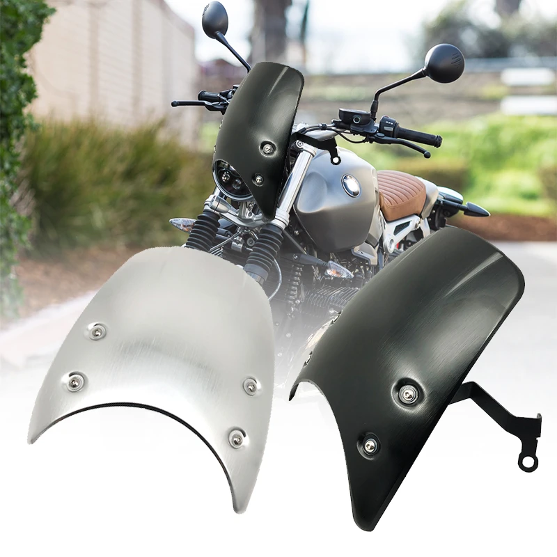 R Nine T R9t Windshield Aluminum Wind Deflector Windscreen For Bmw ...