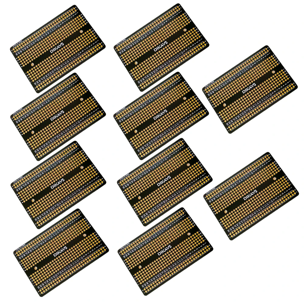 10PCS Double-sized Welding Breadboard PCB Universal Printed Circuit ...