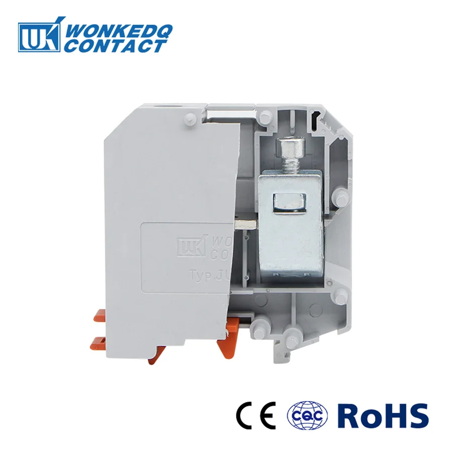 5Pc UKH50 Universal High Current สกรู Feed ผูกท่อปลั๊กสายไฟขั้วต่อ DIN ...