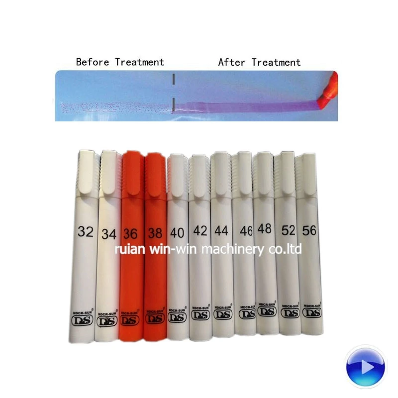 Plastic Pp Pe Pvc Film Corona Treatment Dyne Test Pen For Film Surface ...